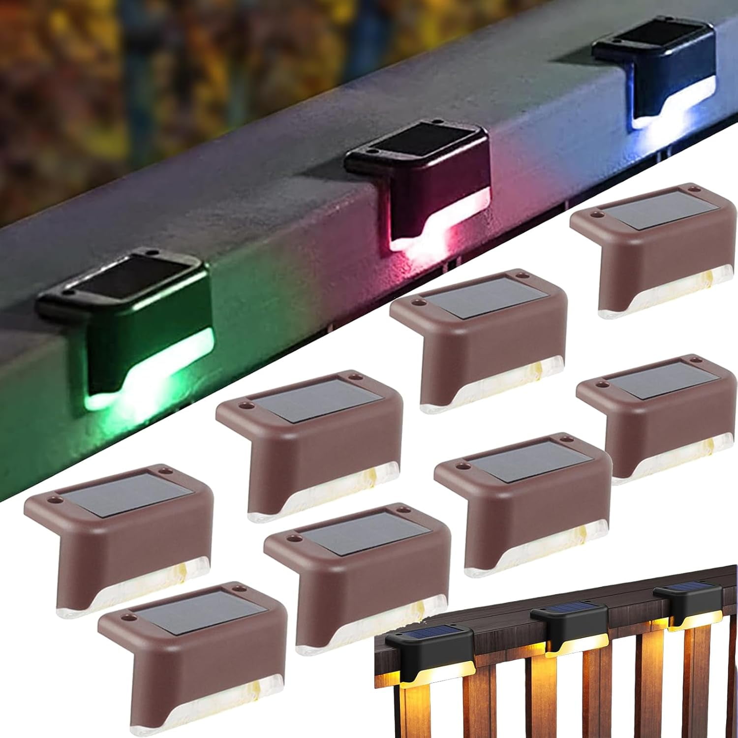 Ansightsee Solar Lights, Ansightsee Solar Deck Lights, Automatically ON ...