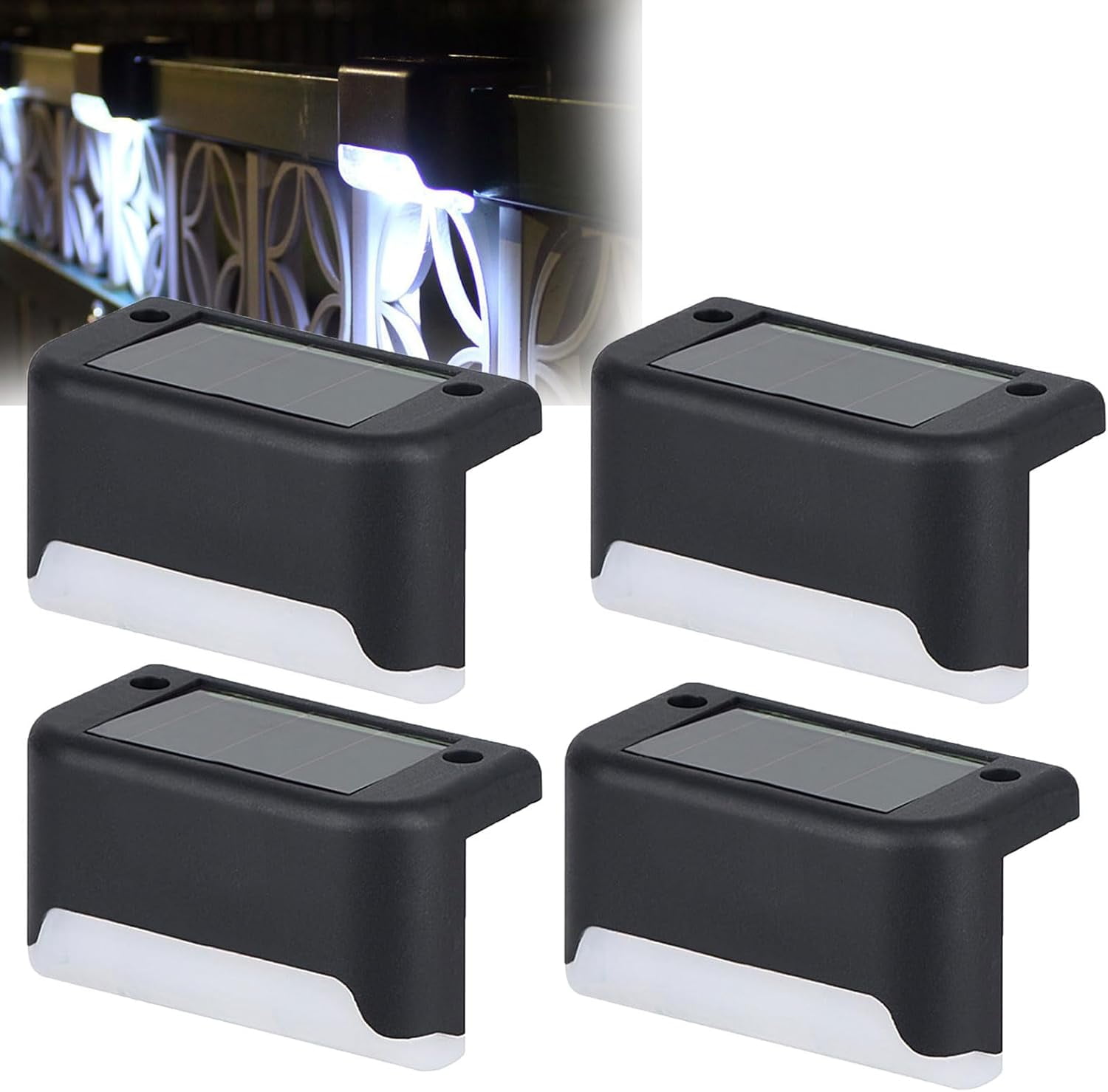 Ansightsee Solar Lights, Deck Lights Solar Powered, Solars Step Light ...