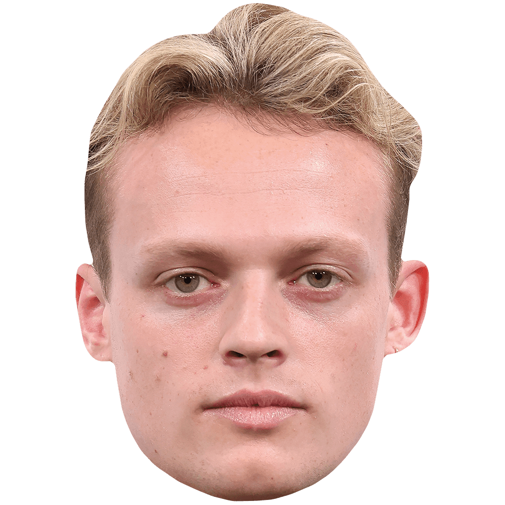 Anson Boon (Blonde) Celebrity Mask, Flat Card Face, Fancy Dress Mask ...