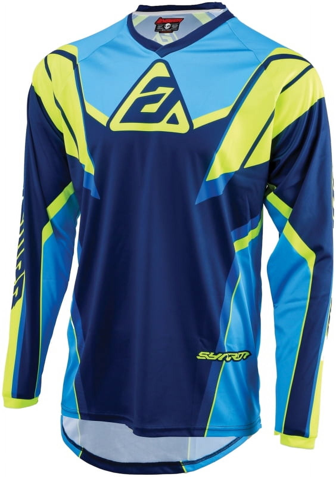 Answer 25 Syncron Envenom Jersey Blue/Hyper Acid - Large - Walmart.com