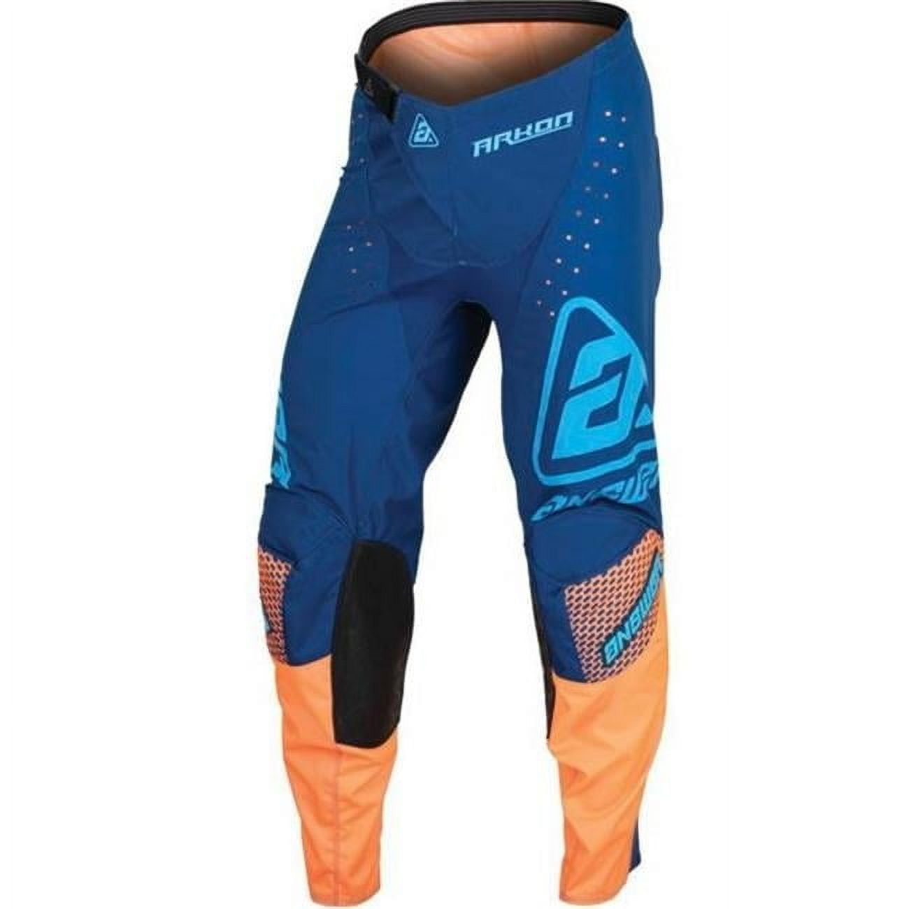 Answer A23.5 Arkon Boost Mens MX Offroad Pants Navy/Hyper Orange 36 USA ...