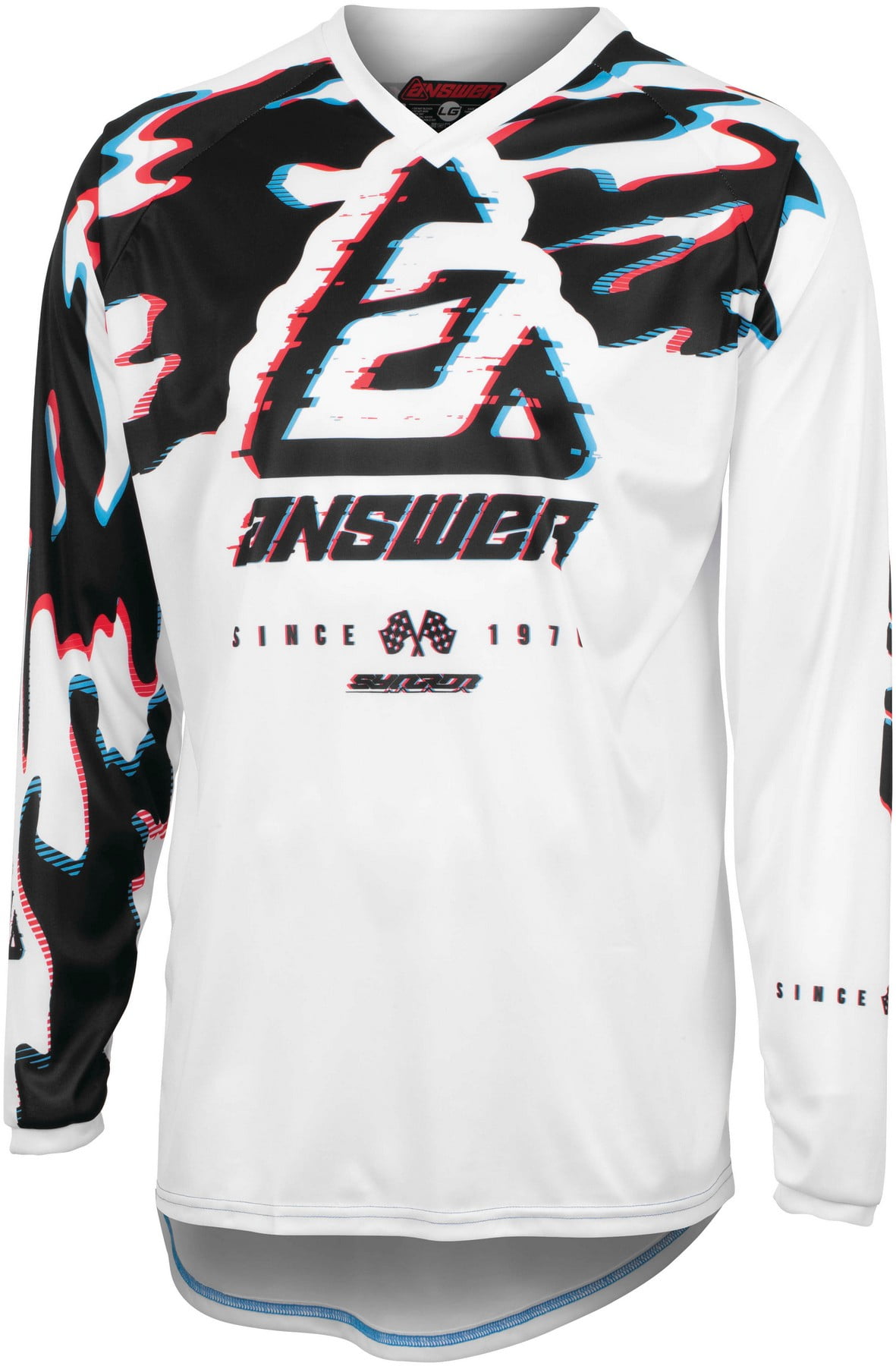 Answer A23.5 Syncron Meltdown Mens MX Offroad Jersey Red/Blue/White XS - Walmart.com