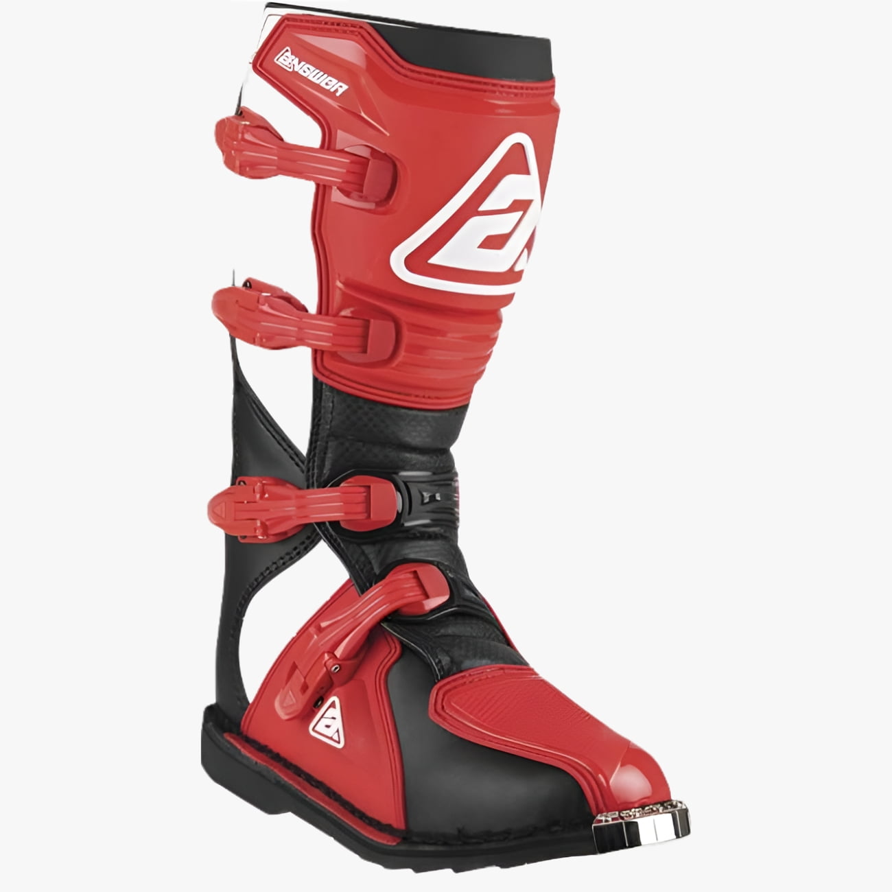 Answer AR1 Mens MX Offroad Boots Black/Red/White 12 USA - Walmart ...
