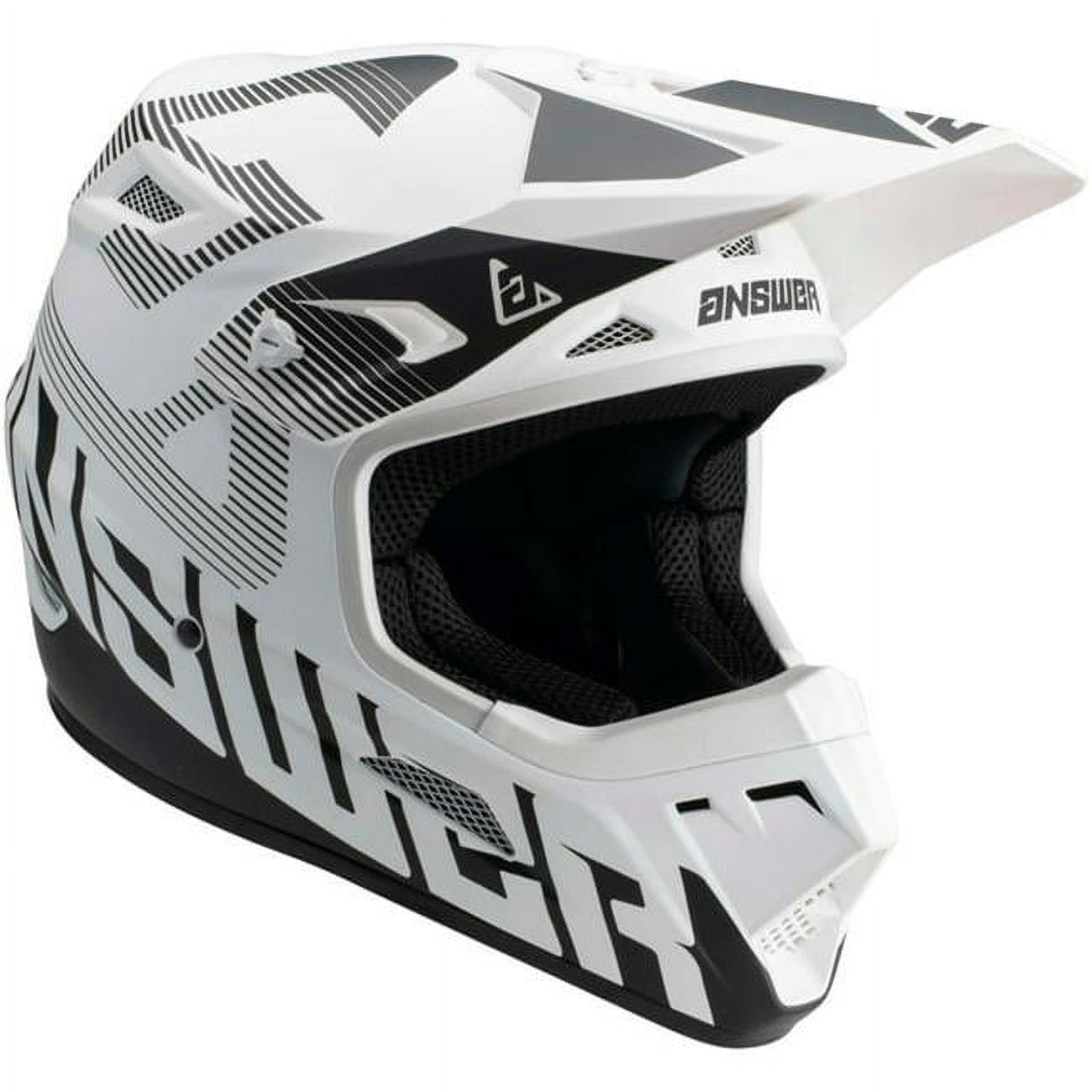 Answer AR1 V2 Bold MX Offroad Helmet, DOT Approved, Large, Motocross ...