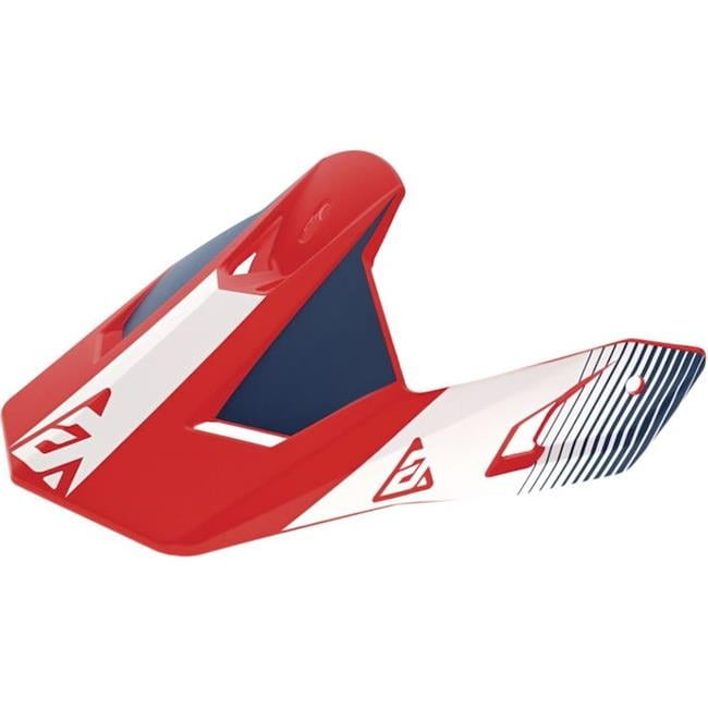 Answer AR1 V2 Bold Youth Helmet Replacement Visor/Peak Red/White/Blue - Walmart.com