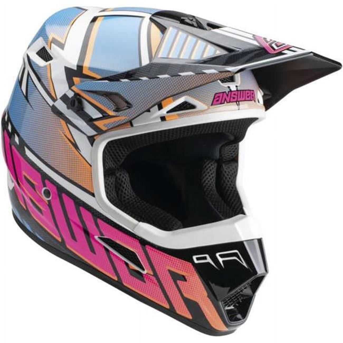 Answer AR3 Rapid Helmet Blue/Orange/Rhodamine Youth - Large - Walmart.com