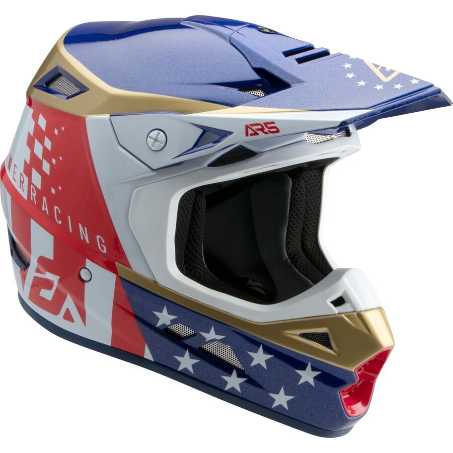 Answer AR5 Rally MIPS MX Offroad Helmet Red/White MD - Walmart.com