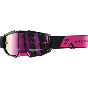 Lunatic Youth Dirt Bike Riding Goggles - Pink - MX Motorcycle Racing ...