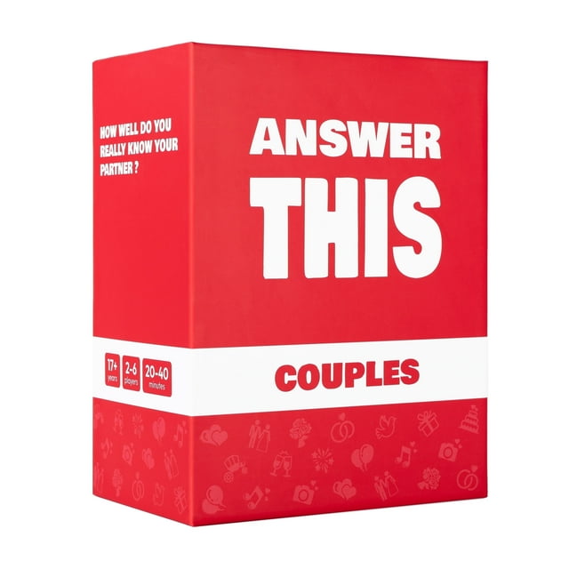 Answer This - Couples Games - How Well Do You Know Your Partner ...