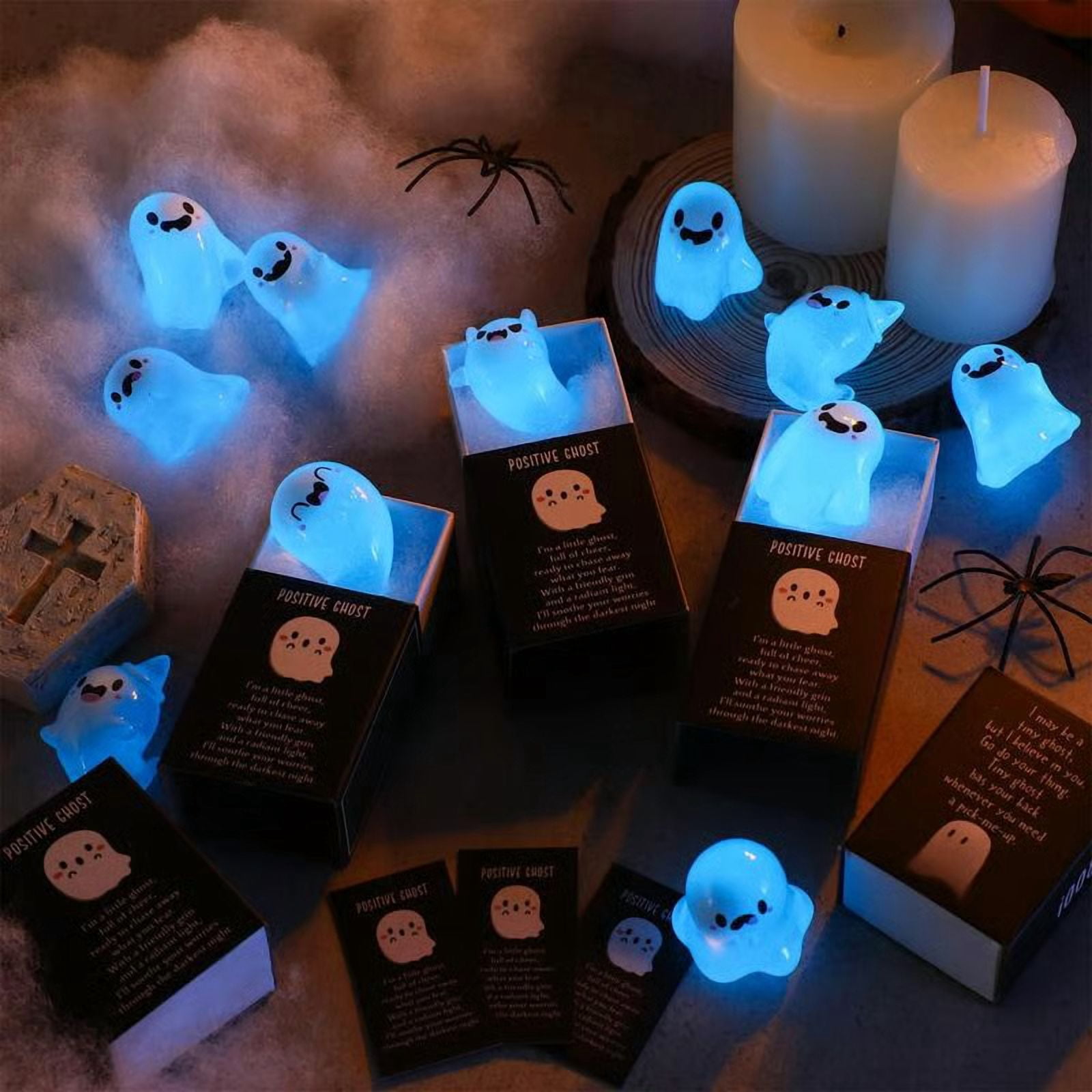 Answerlup Mystery Glow-in-the-Dark Ghost Blind Box, Upliftgift Cute ...