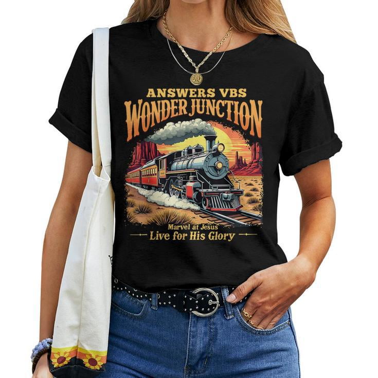 Answers VBS Wonder Junction Christian Train Theme T-Shirt – Fun ...