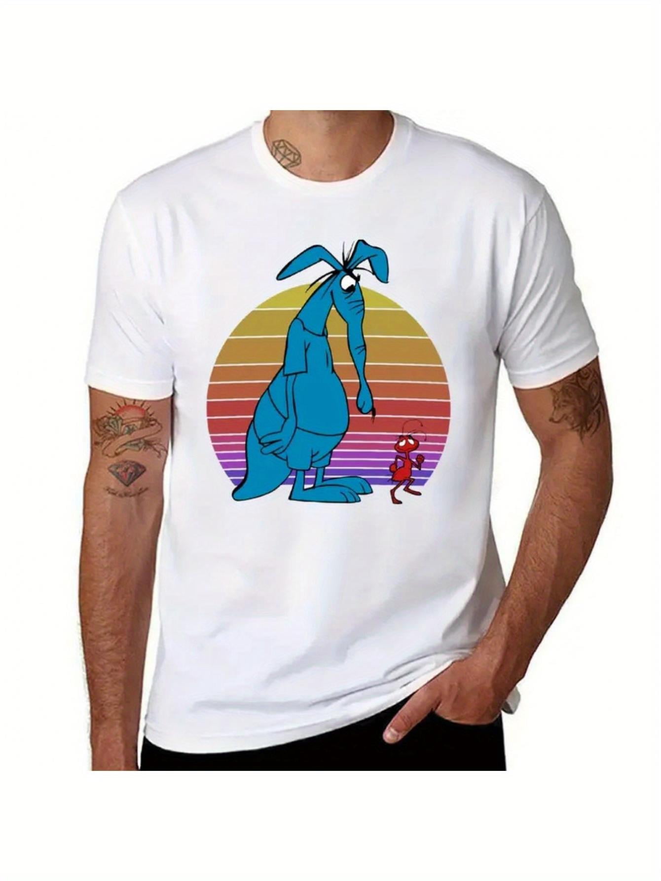 Ant And Aardvark T-Shirt Summer Top Graphics Korean Fashion Heavy ...