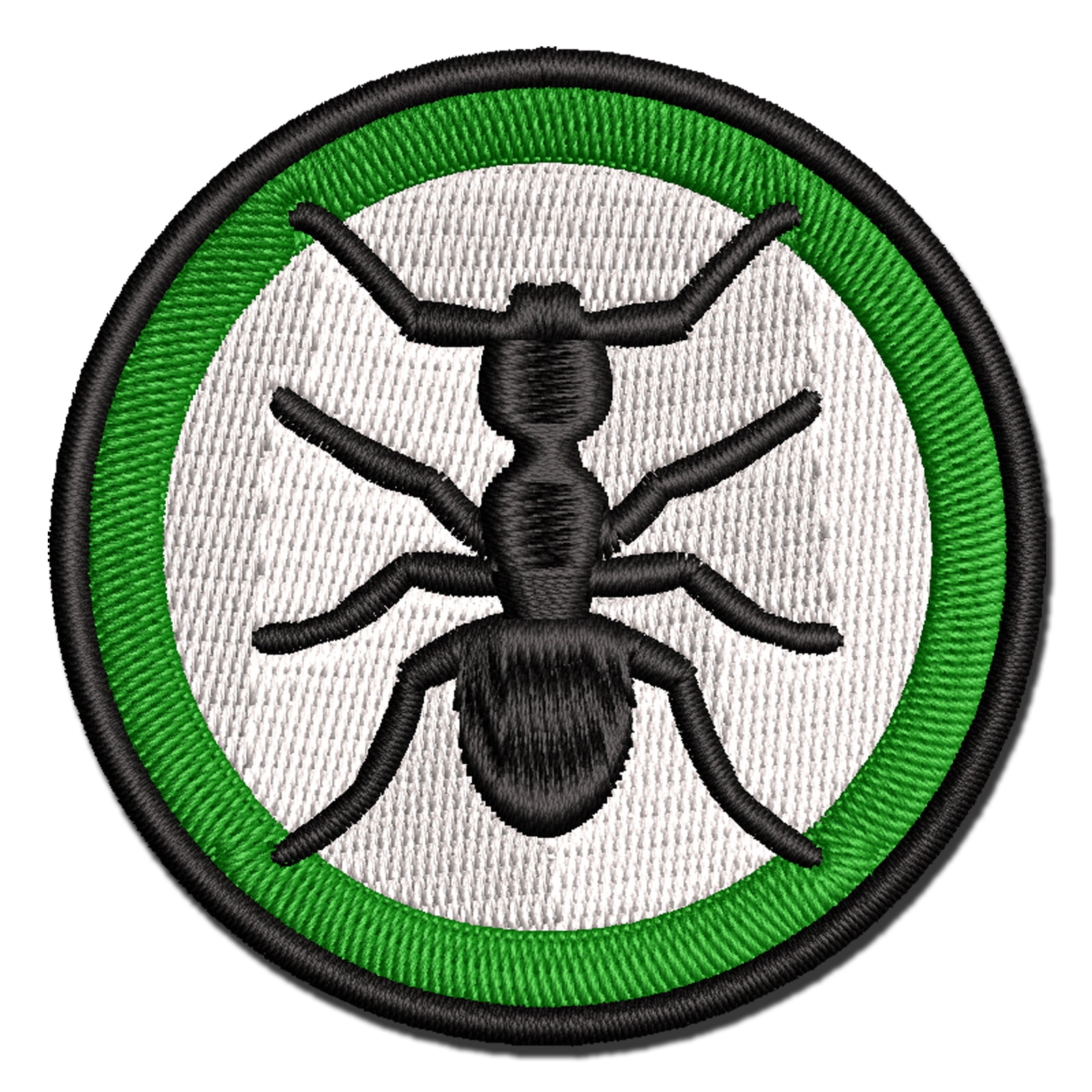 Ant Bug Applique Multi-Color Embroidered Hook & Loop Patch - 2.0 Inch ...