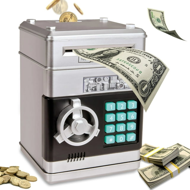 Ant Class ATM Electronic Piggy Bank Mini Safe Box Toy Money Saving Box ...