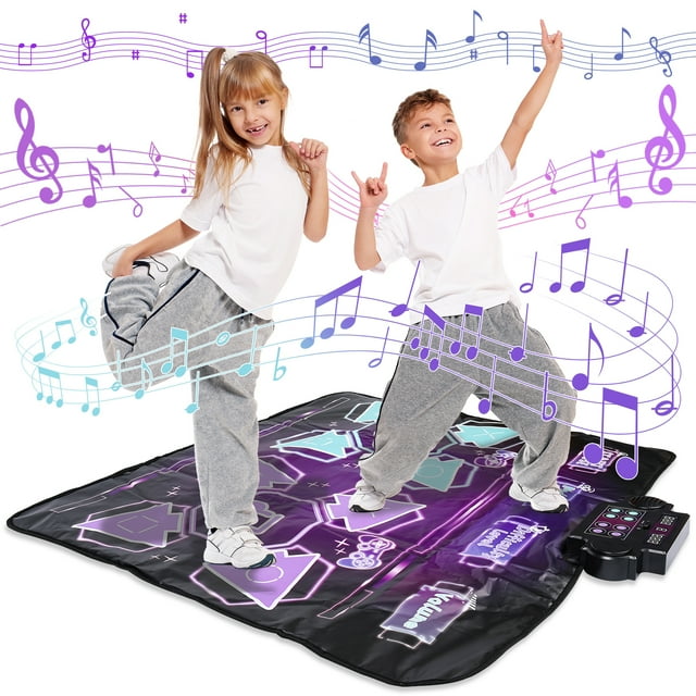 Ant Class Double Dancing Mat, Dance Mat for Kids Adults Musical Dance ...