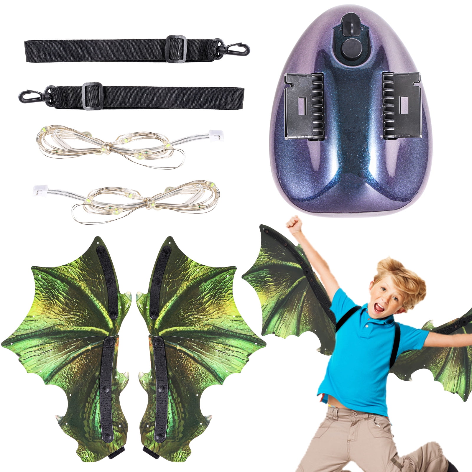 Ant Class Dragon Wings for Kids, Electric Dinosaur Wings with Flapping ...