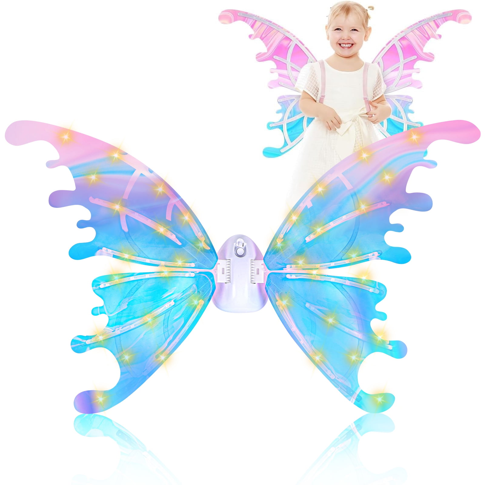 Ant Class Electric Fairy Wings LED Fairy Wings for Kids, Butterfly ...