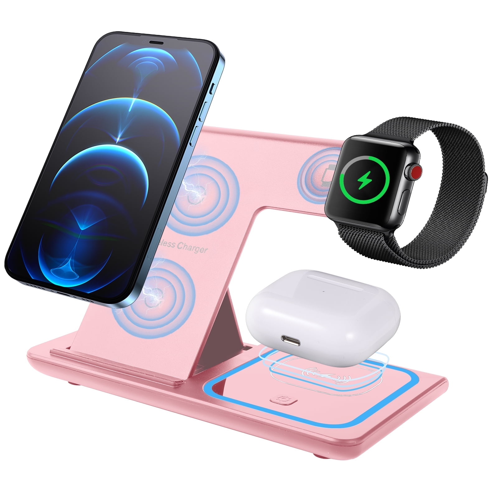 Ant Class Wireless Charger, 3 in 1 Fast Charging Station for iPhone 14 ...