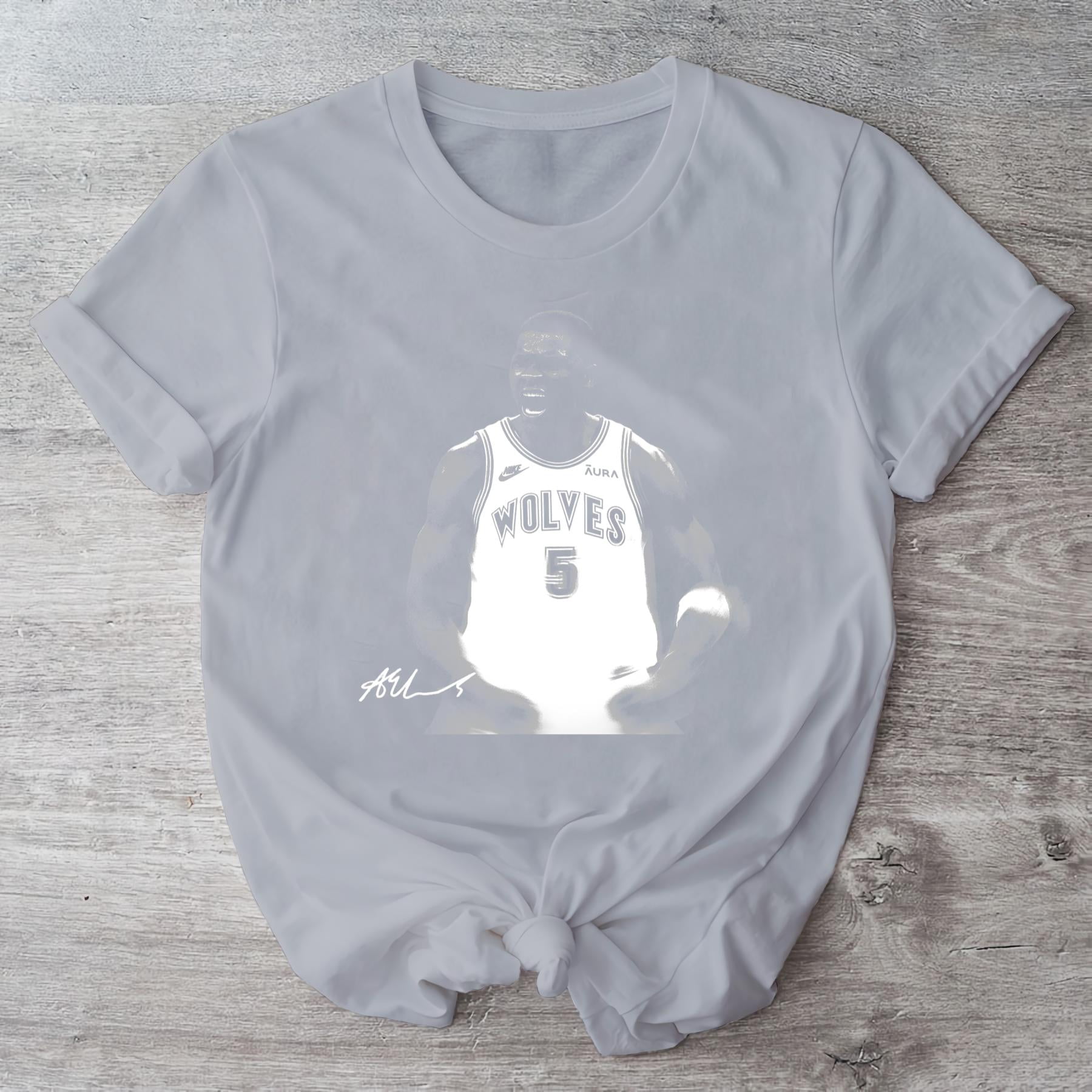 Ant Edwards Timberwolves Graphic T Shirt-TH40141 - Walmart.com