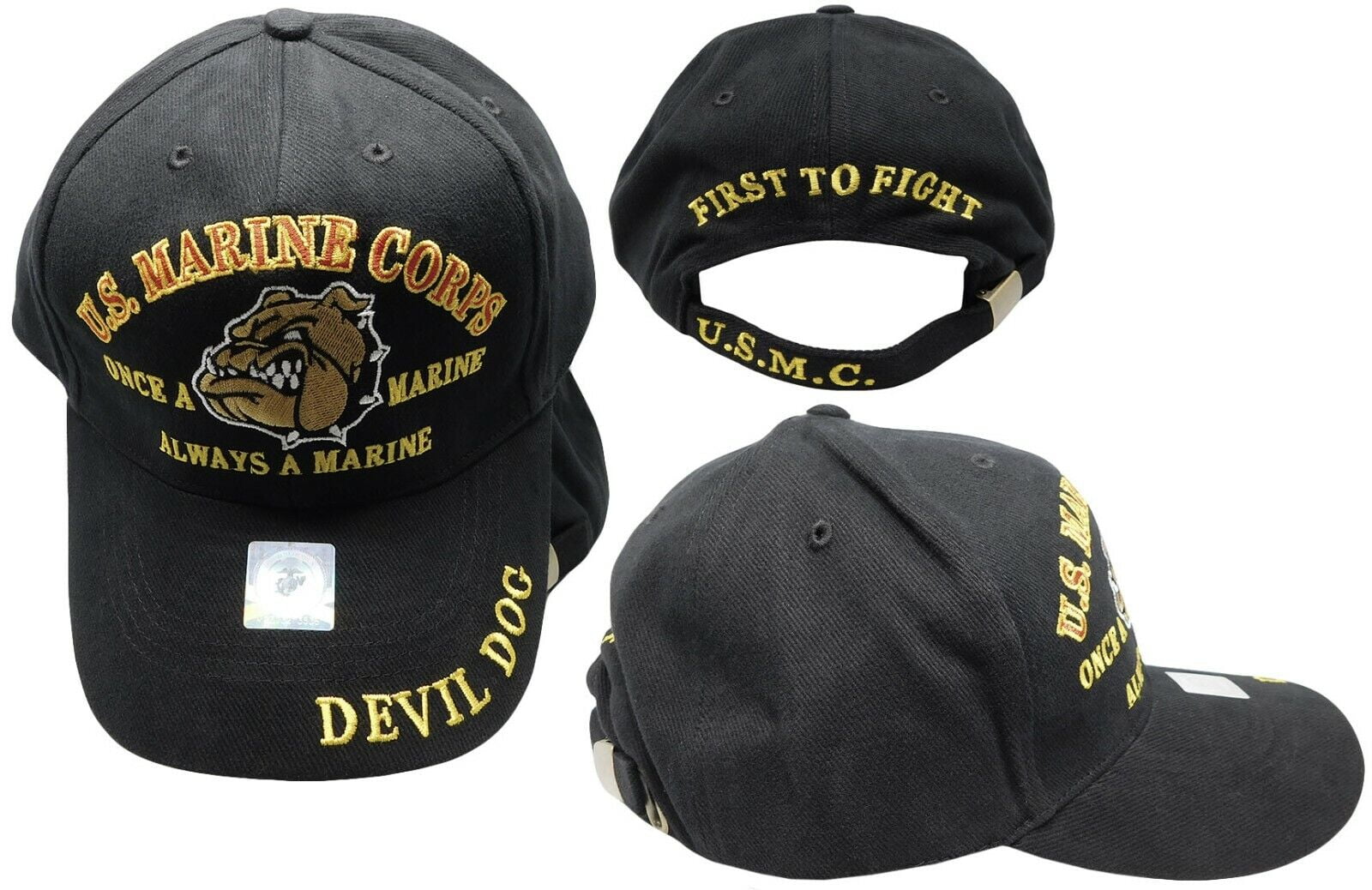 Ant Enterprises USMC SEMPER FI ONCE A MARINE ALWAYS A MARINE CORPS CAP ...