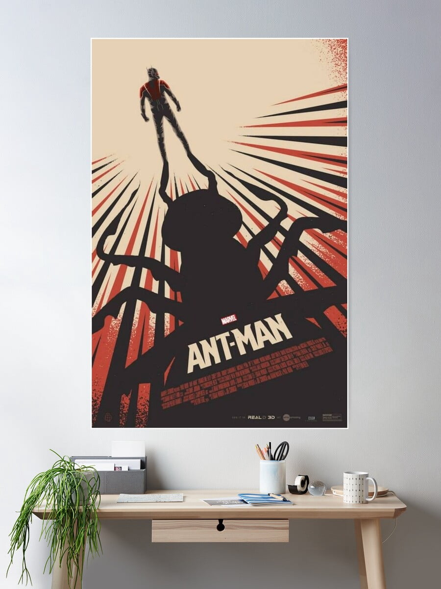 Ant-Man Movie Poster Poster Wall Art, Modern Wall Decor For Living Room ...