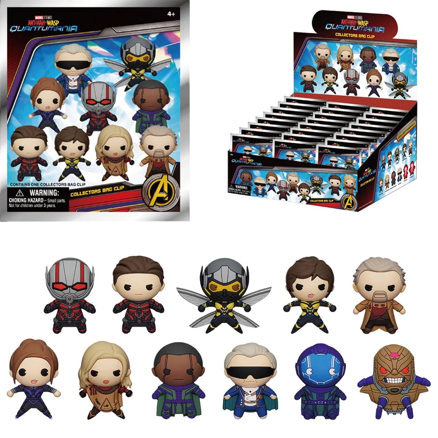 Ant-Man and the Wasp: Quantumania 3D Bag Clip Random 6-Pack - Walmart.com
