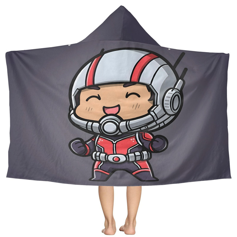 Ant-Man Pattern Beach Poncho - Microfiber - Towel - Kids Lightweight ...