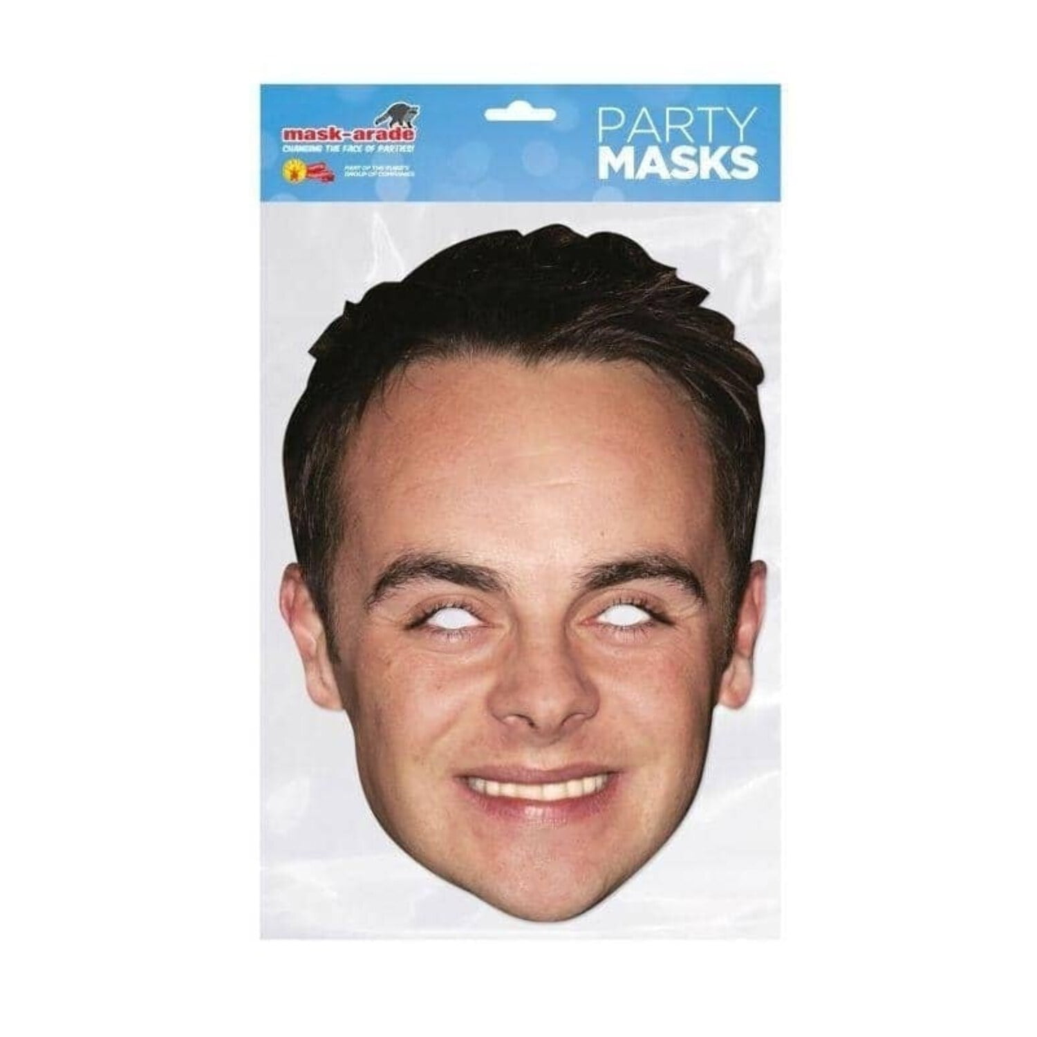 Ant Mcpartlin Celebrity Face Mask Arade Generic One Size Unisex Adult ...