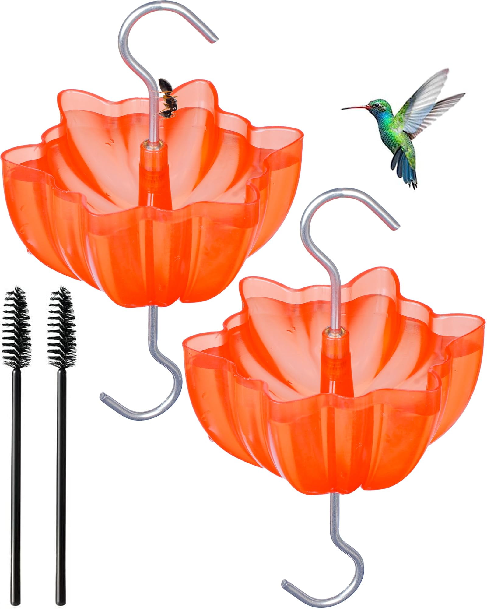 Ant Moat for Hummingbird Feeders, Oriole Feeder Ant Guard with Cleaning ...