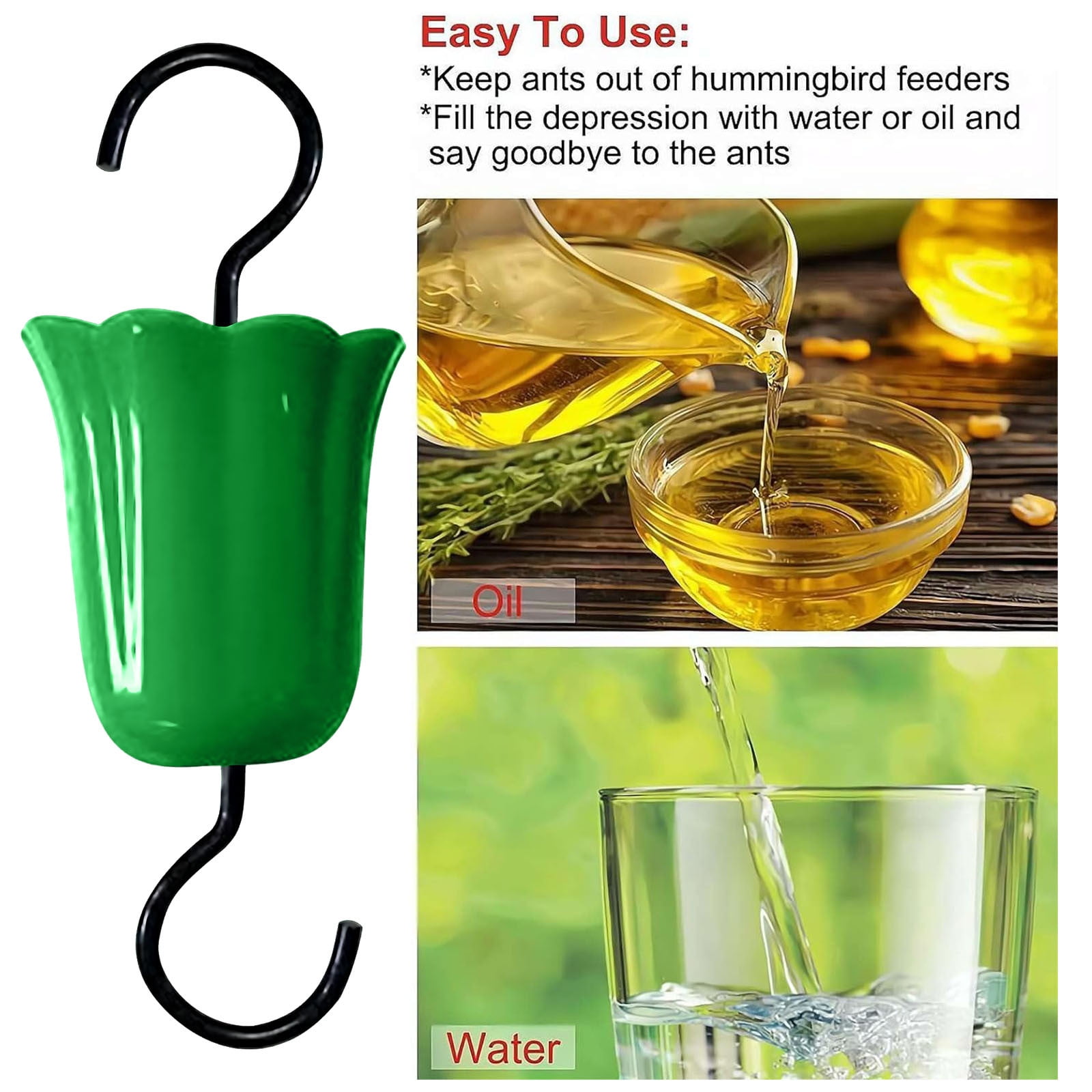 Ant Moat For Hummingbird Feeders Red Umbrella Ant Guard With Large ...