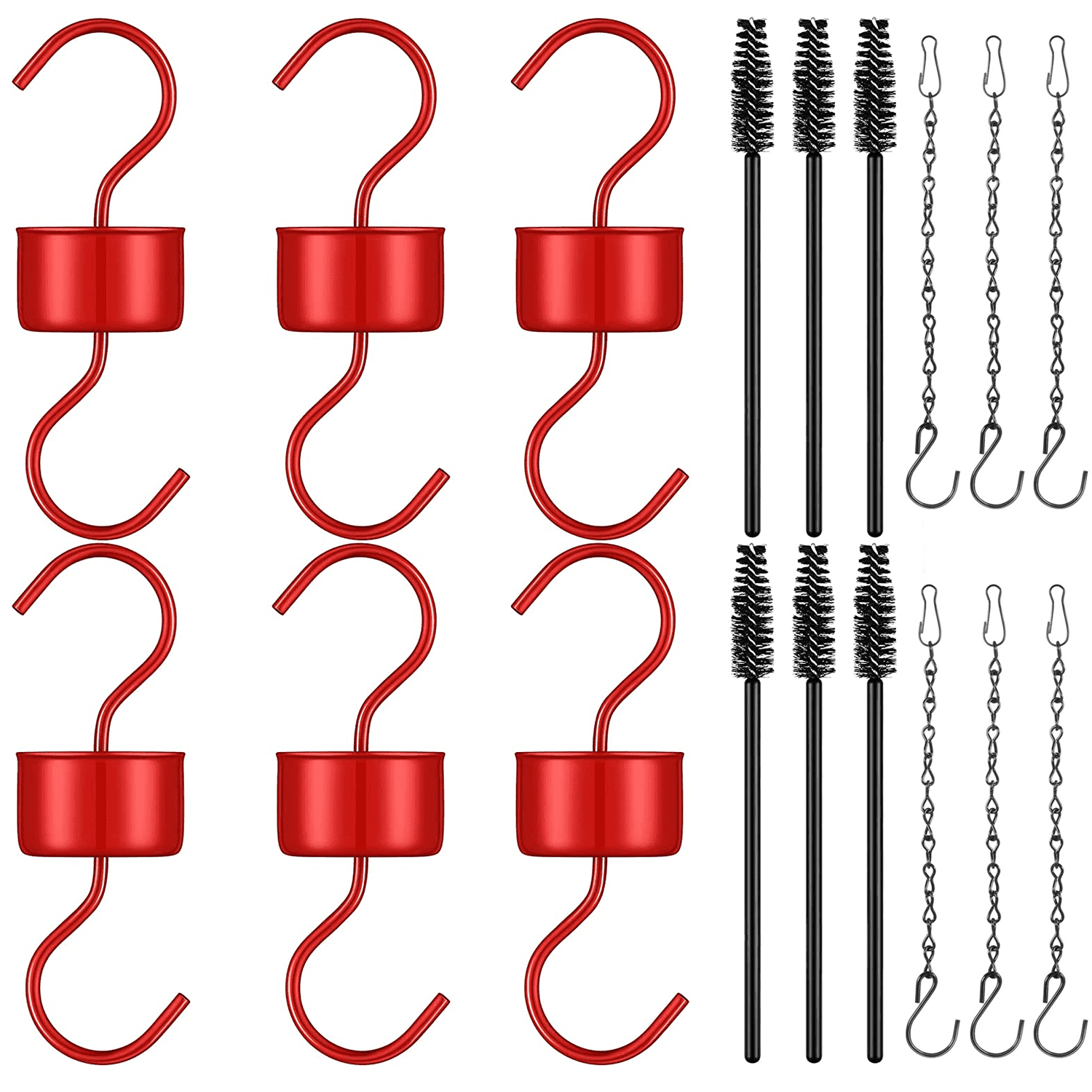 Ant Moat for Hummingbirds, Bird Repellent Feeder Insect Guard, 6 Pcs ...