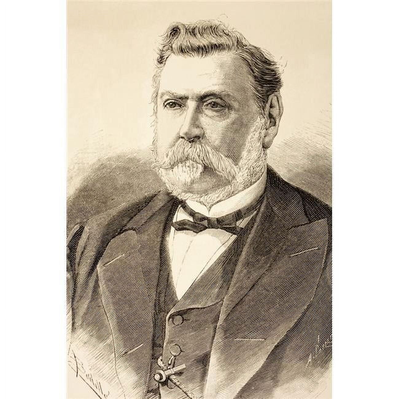 Ant Nio Rodrigues Sampaio Born 1806 Died 1882. Portuguese Politician. From La Ilustracion Espa ...