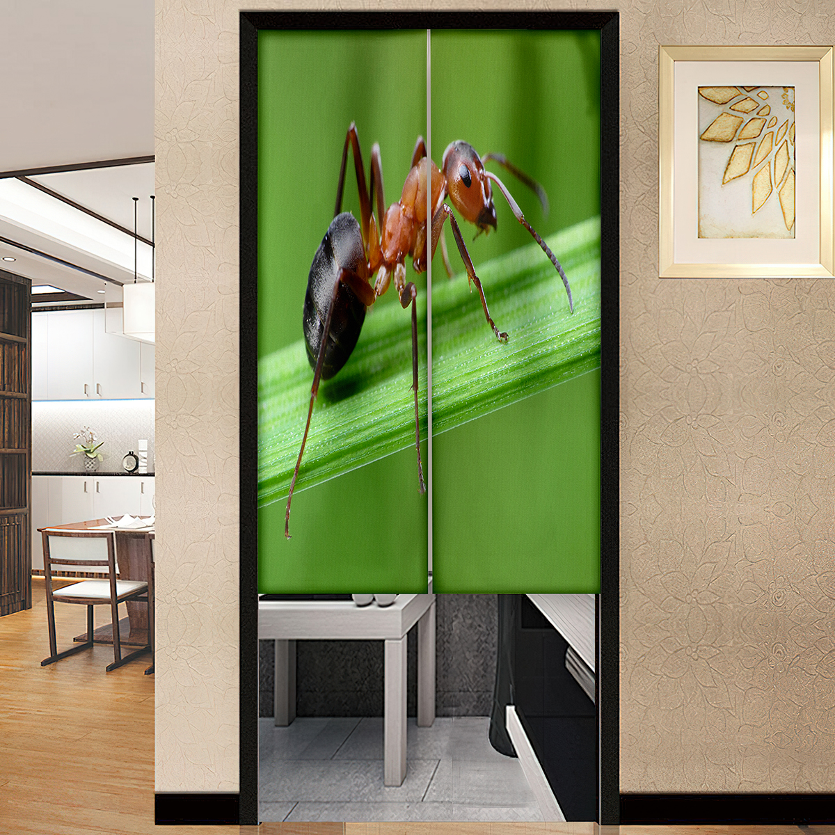 Ant Printed Door Curtains Bedroom Kitchen Living Room Divider Home ...