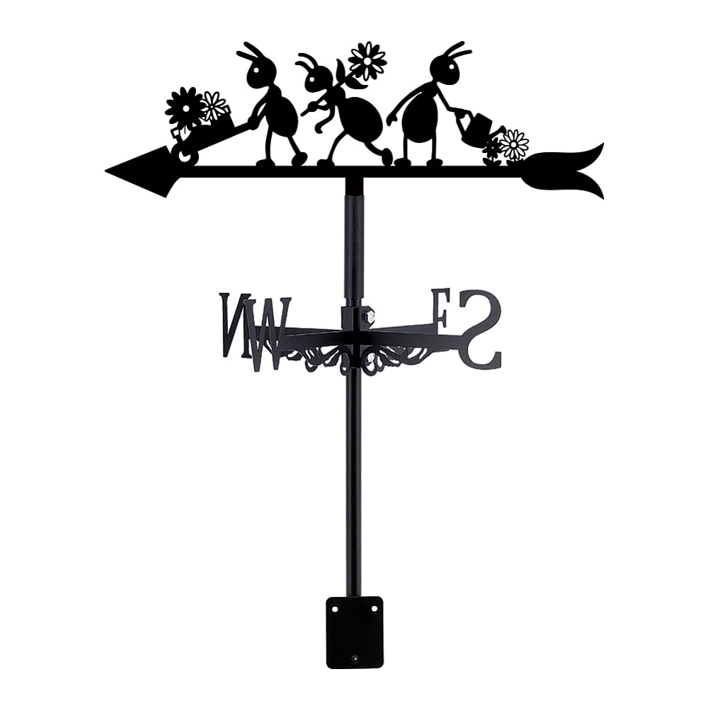 Ant Weather Vane for Roof Mount Ant Flower Metal Weathervane Wind Vanes ...