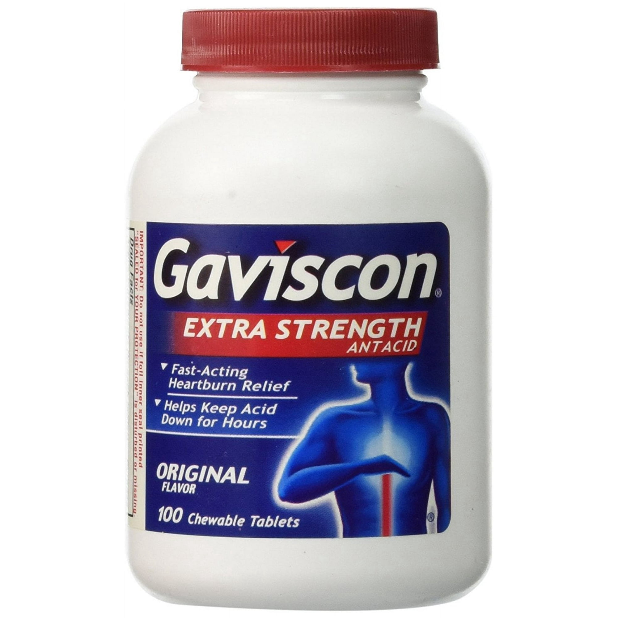 Antacid Extra Strength Chewable Tb Original 100 ct, For fast-acting ...