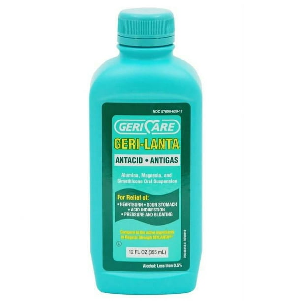 Antacid Regular Strength Original Liquid, [Compare to Mylanta] (12 oz ...
