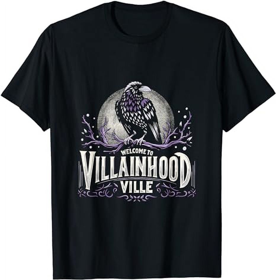 Antagonist Evil Raven Crow Villainhood Villain T-Shirt - Walmart.com