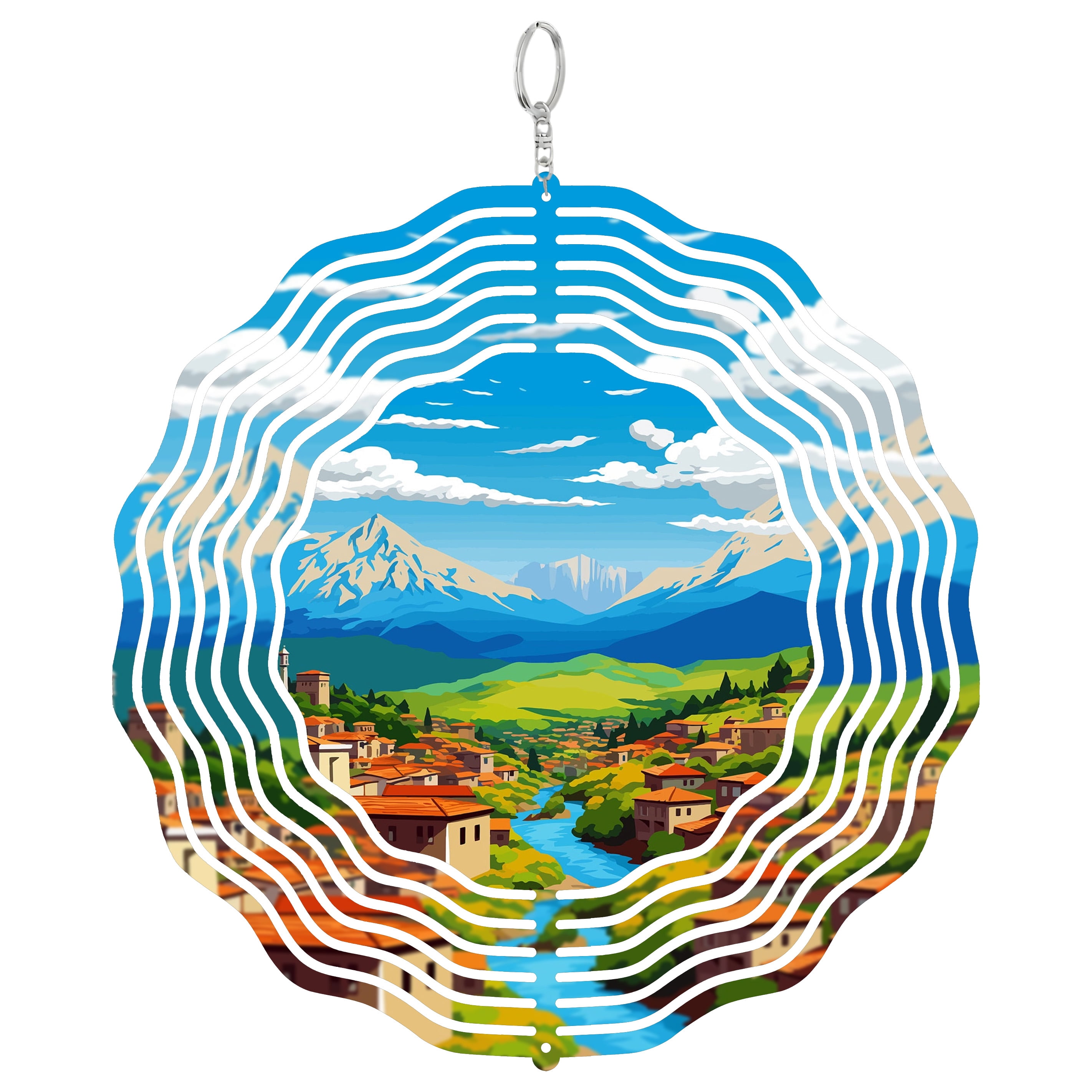 Antakya Turkey Ancient Antioch 3D Wind Spinner Metal Laser Cut Hanging ...