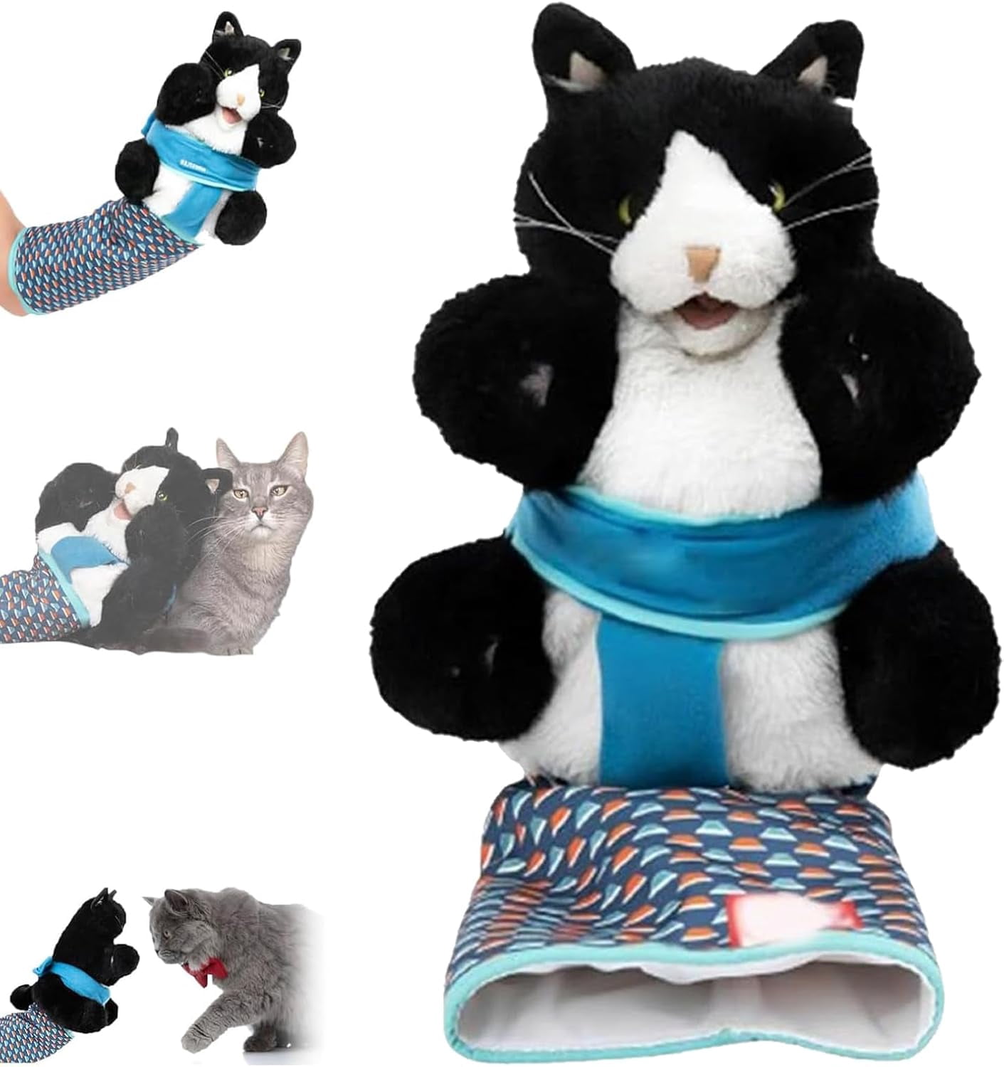 Antarcking Wrestler, Cats Puppet Wrestler, cat Wrestling Toy Puppet ...
