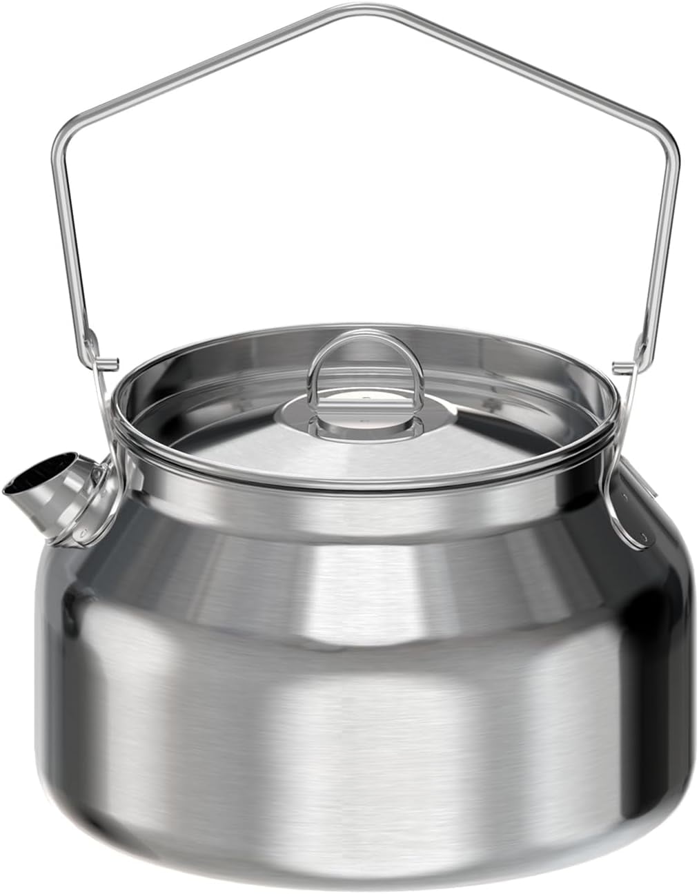 Antarcti Portable 1 Liter Lightweight Stainless Steel Camping Kettle ...