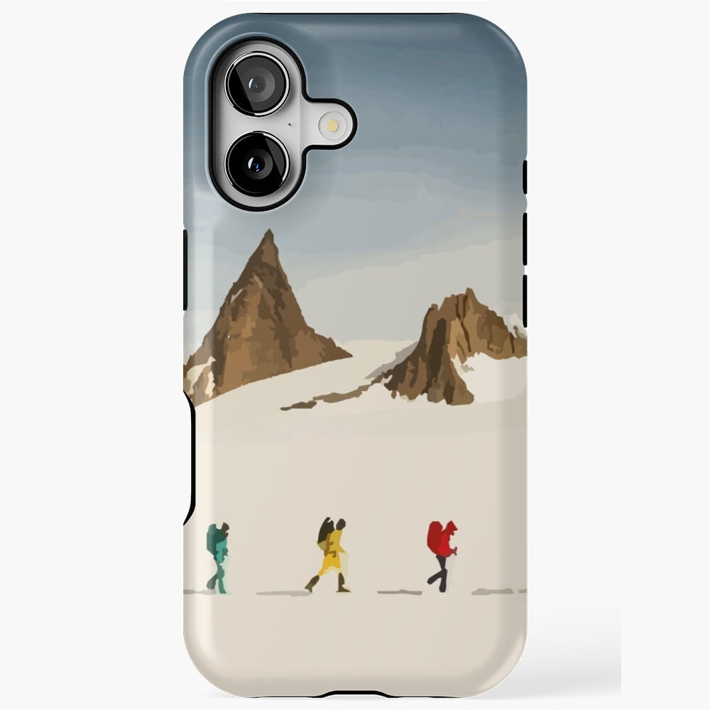 Antarctic Expedition Adventure Vector Art Phone Case for iPhone 17 16 ...