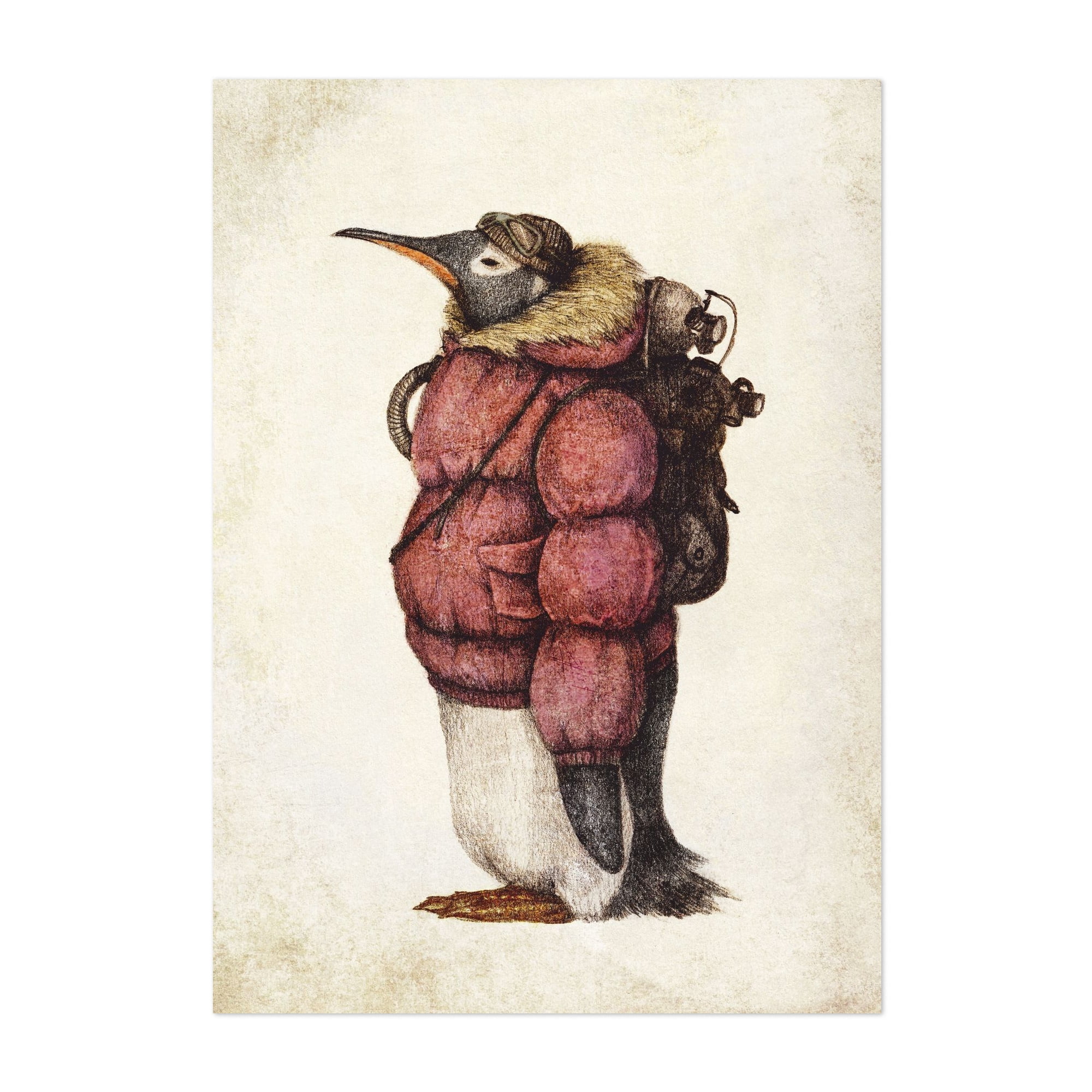 Antarctic Explorer - Drawing Unframed Wall Art Print 16 x 24 inches ...
