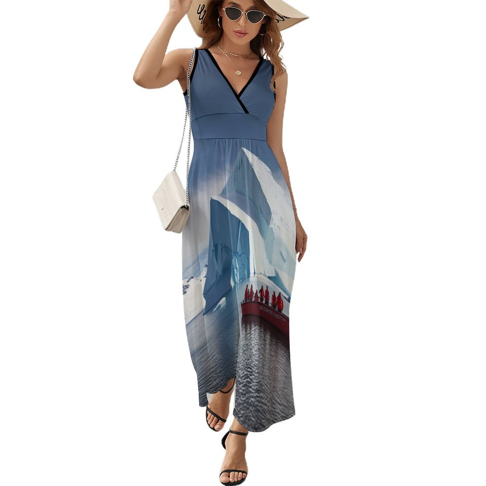 Antarctic Iceberg Adventure Sleeveless Dress Summer Women Clothes Dress ...
