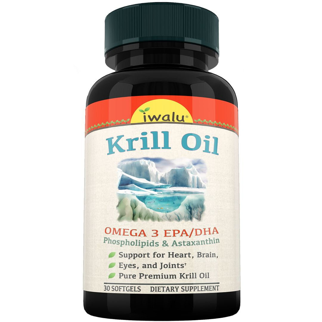 Antarctic Krill Oil Omega 3 6 9 - Astaxanthin EPA, DHA Fatty Acid ...