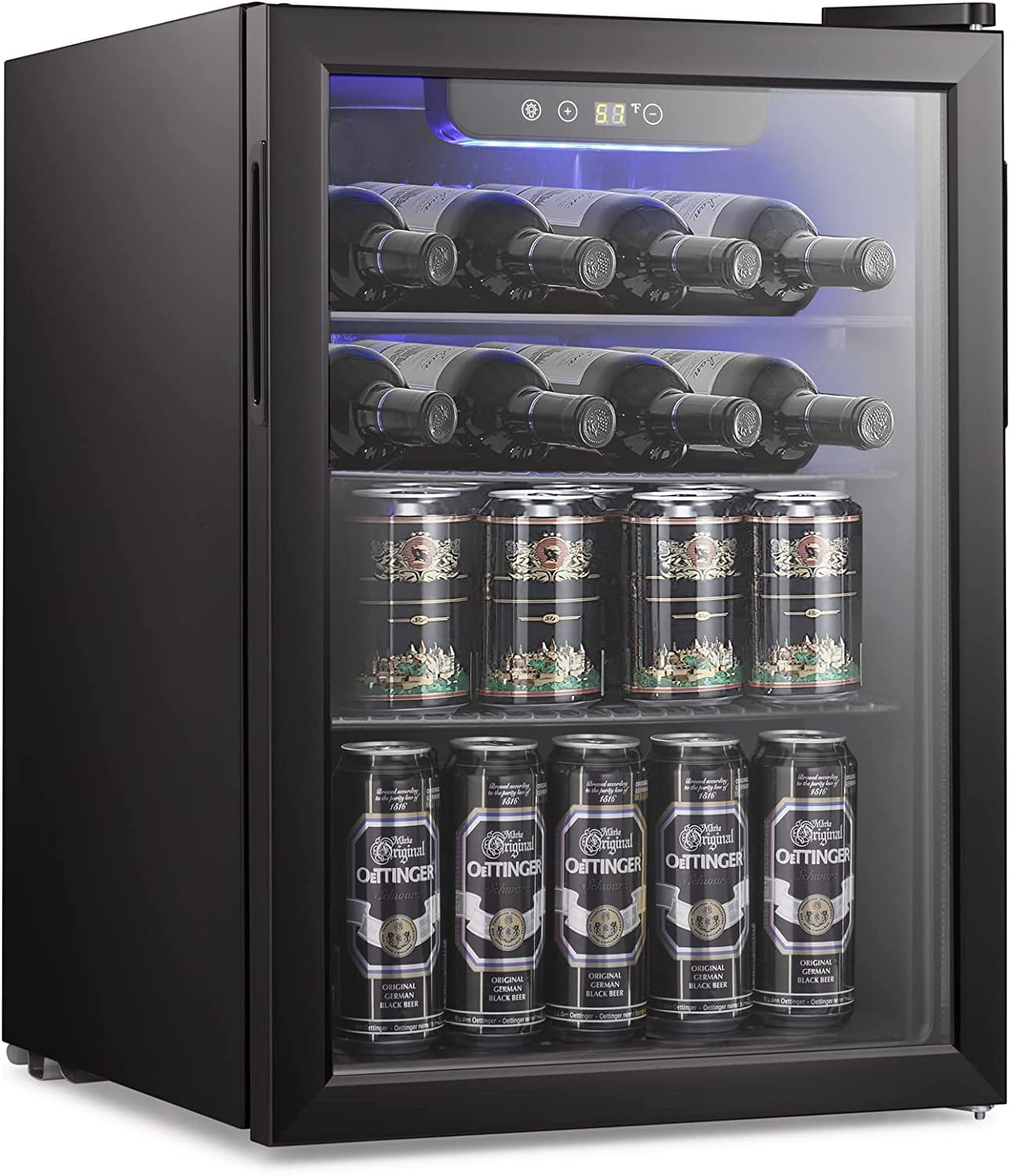 Antarctic Star 2.6cu.ft Wine Cooler/Cabinet Beverage Refrigerator ...