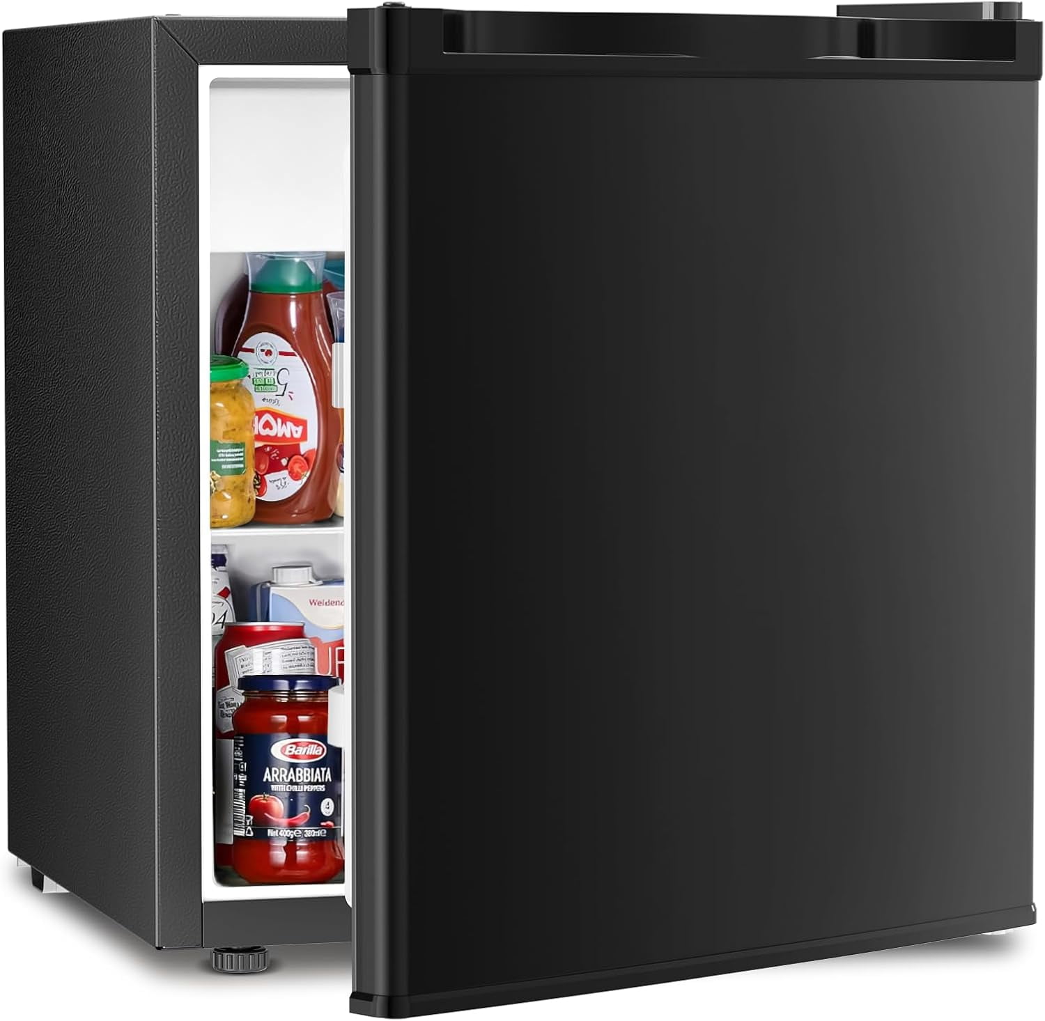 Antarctic Star Compact Refrigerator Mini Fridge with Freezer, Single ...