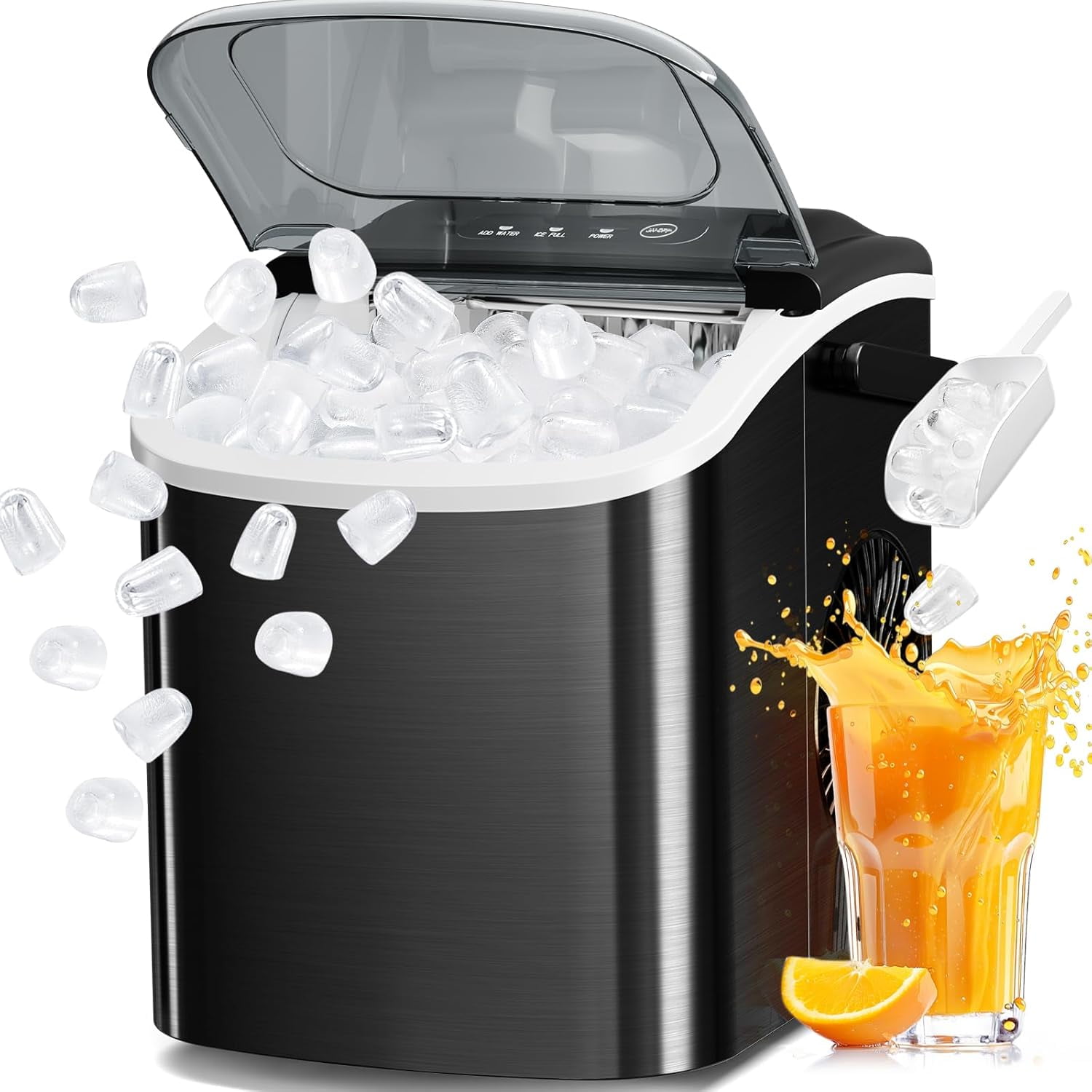 Antarctic Star Ice Maker Countertop, Portable Ice Machine with Carry ...