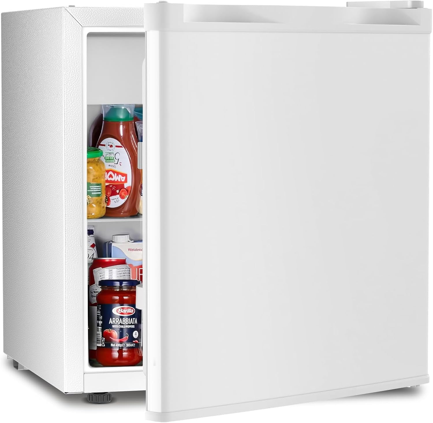 Antarctic Star Mini Fridge Compact Refrigerator with Freezer, Single ...