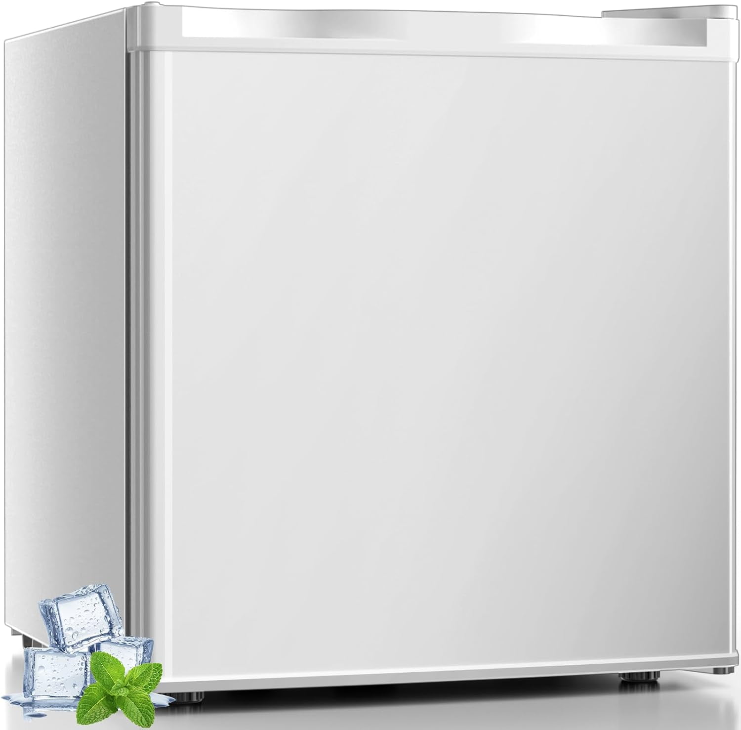 Antarctic Star Mini Fridge with Freezer, Rated 1.6 cu.ft, Small Upright ...