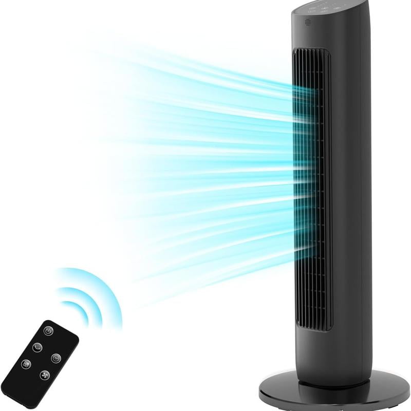 Antarctic Star Tower Fan Portable Electric 65° Oscillating Fan Quiet ...